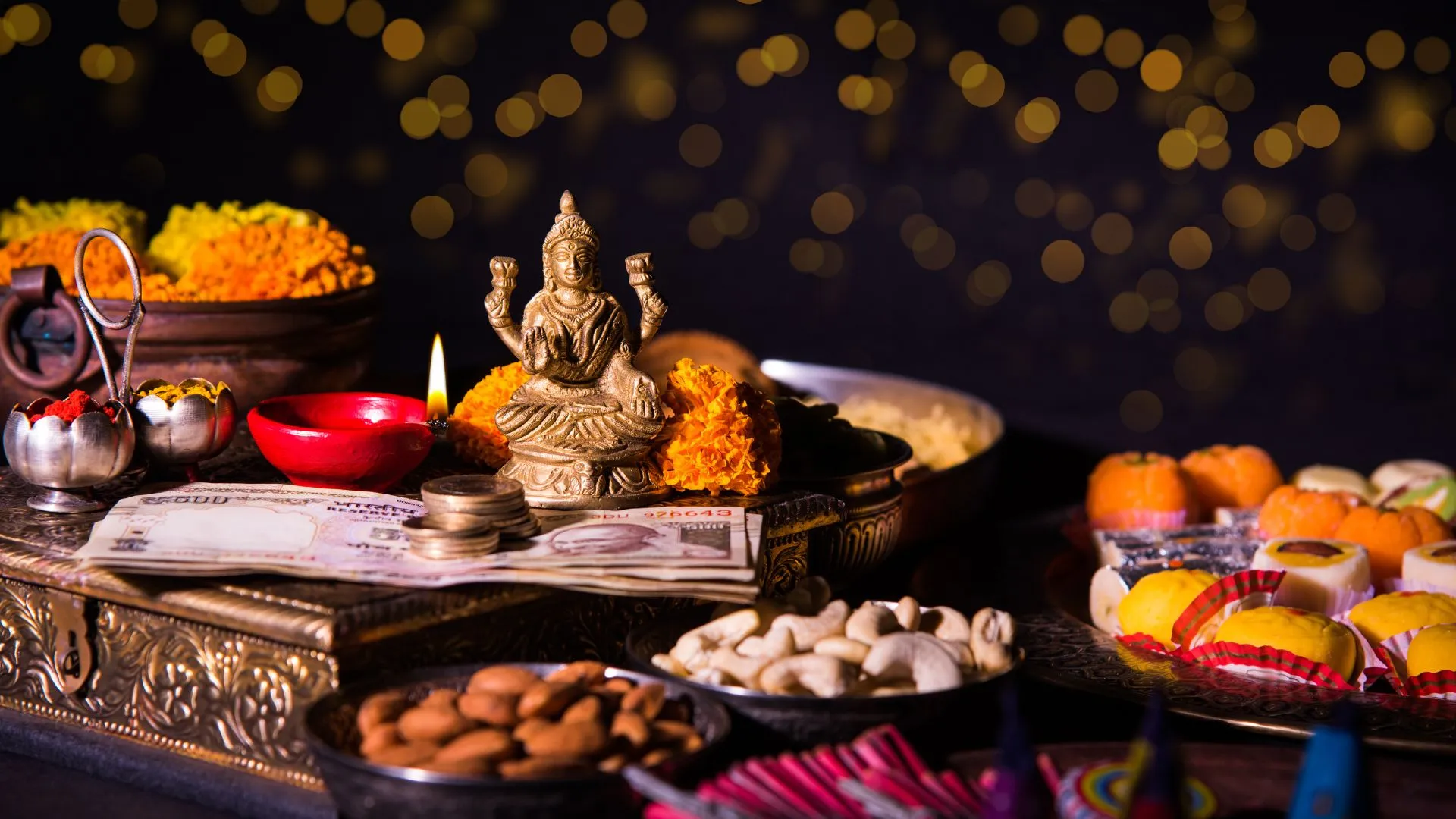 Illuminate Your Home with Stunning Diwali Laxmi Pooja Decorations