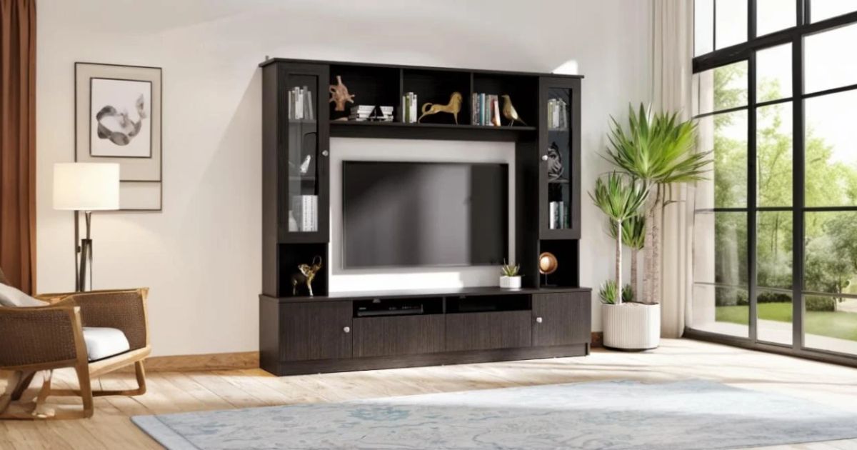 How to Organize Set Top Box with a Wooden TV Cabinet